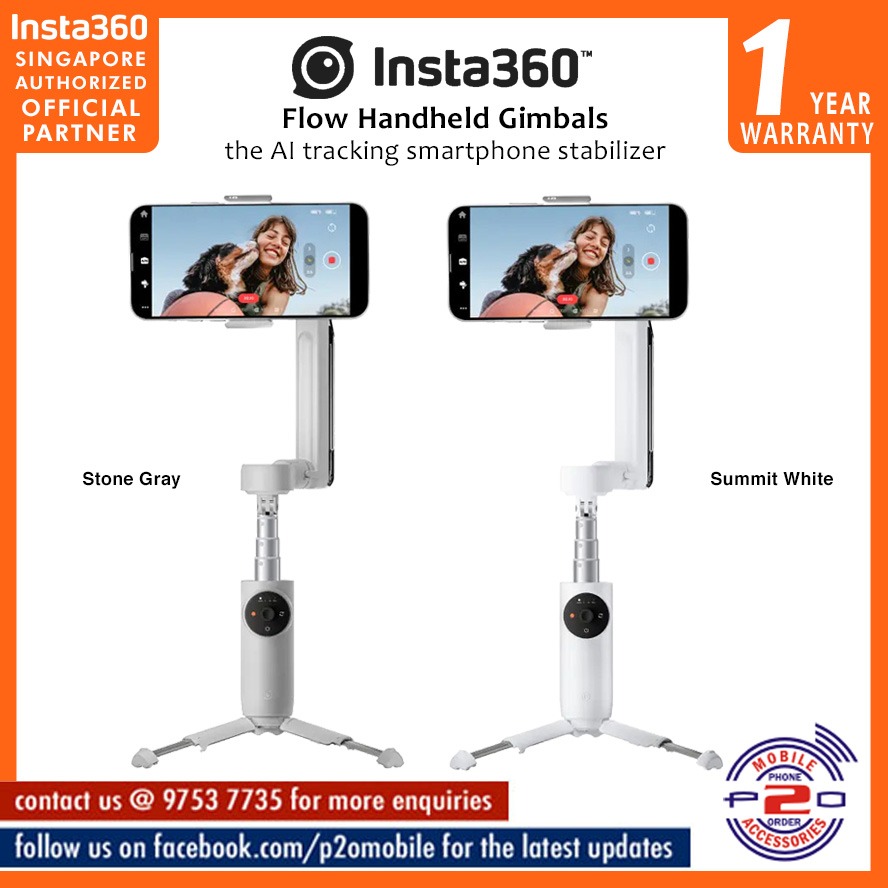 Insta360 Flow - The AI Tracking Smartphone Stabilizer Handheld Gimbals, Photography, Photography ...