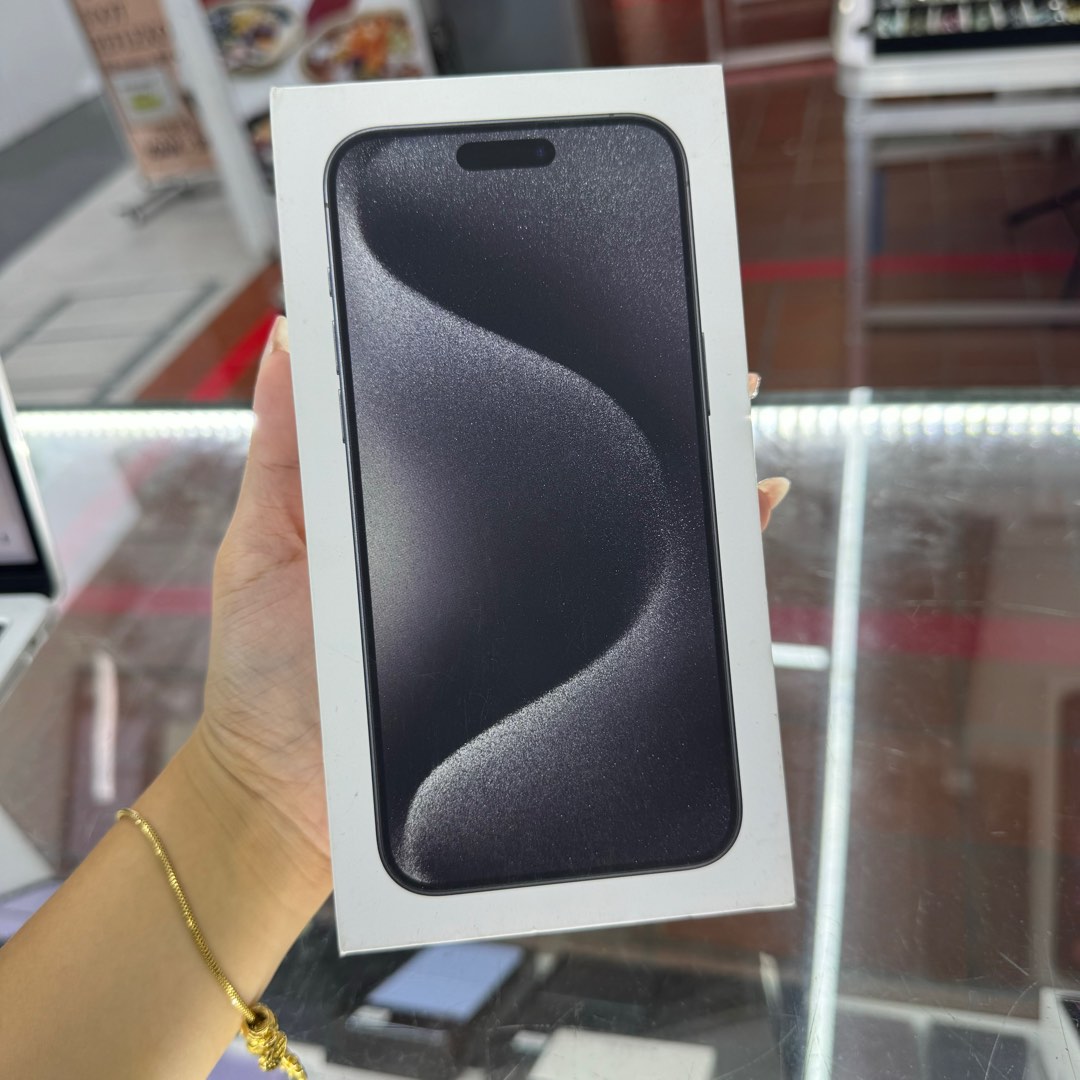 iPhone 15 Pro Max Black Titanium 256GB, Mobile Phones & Gadgets, Mobile ...