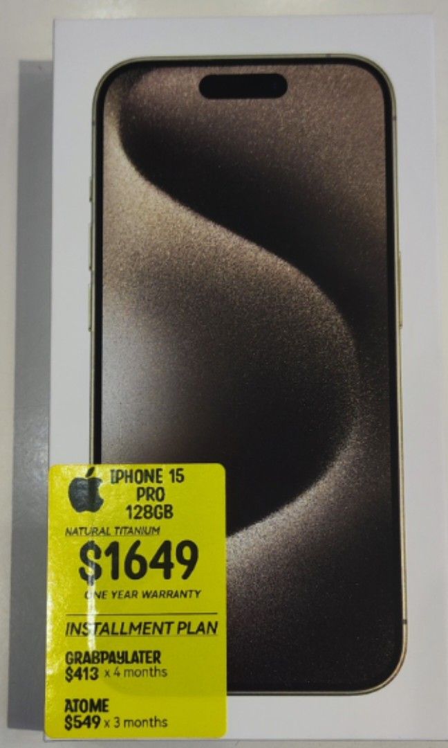 iPhone 15 Pro Natural Titanium 128GB, Mobile Phones & Gadgets, Mobile Phones, iPhone, iPhone 15 ...