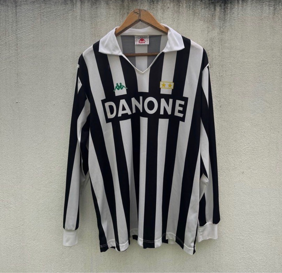 Juventus 1992 Kappa Home Longsleeve soccer/football jersey/kit rare ...
