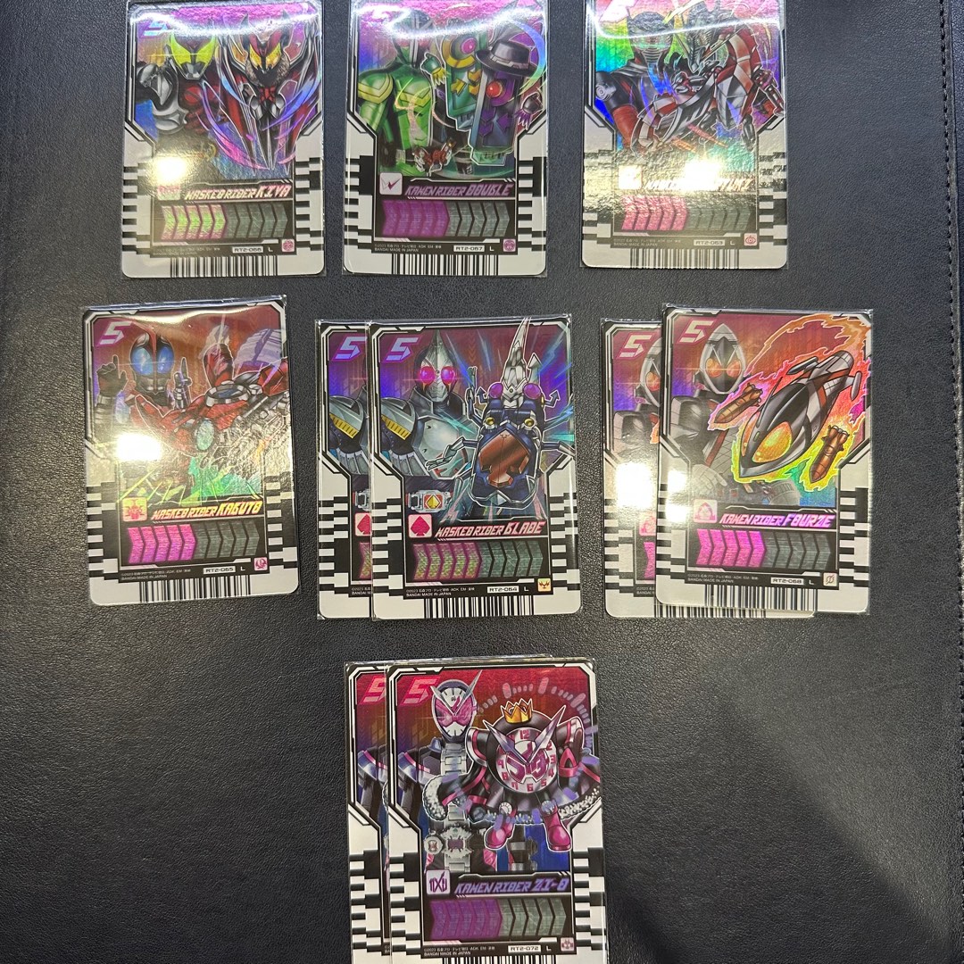 Kamen Rider Gotchard Ride Chemy Phase:02 Legend Rider Cards (Blade ...