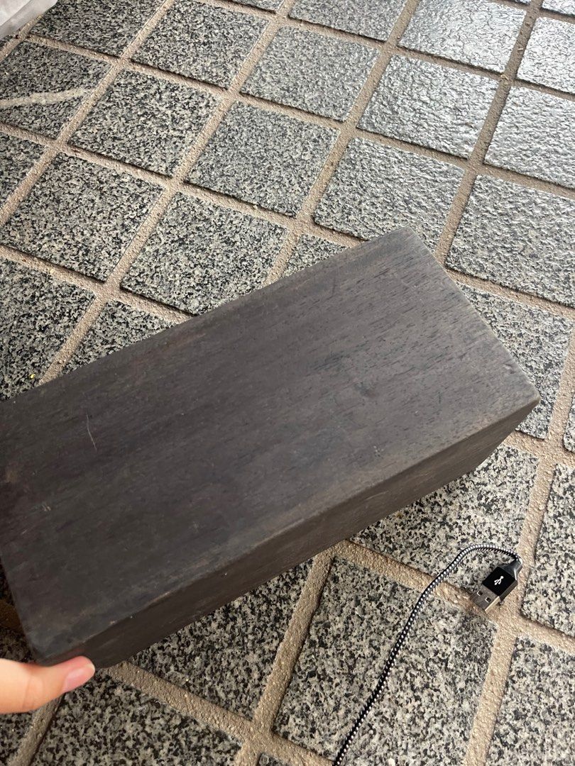 KATONG PICK UP - black solid wooden block for shop vm shelf decor ...