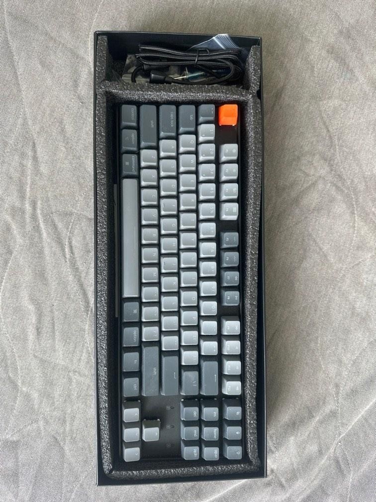 Keychron K8 white backlight model K8A3 Gateron G Pro Mechanical, not Hot-swappable, Computers ...