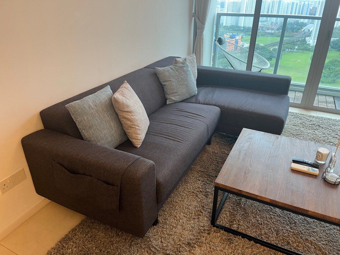 L Shape Sofa, Furniture & Home Living, Furniture, Sofas on Carousell