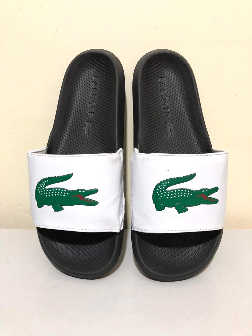 Lacoste, Men's Fashion, Footwear, Slippers & Slides on Carousell