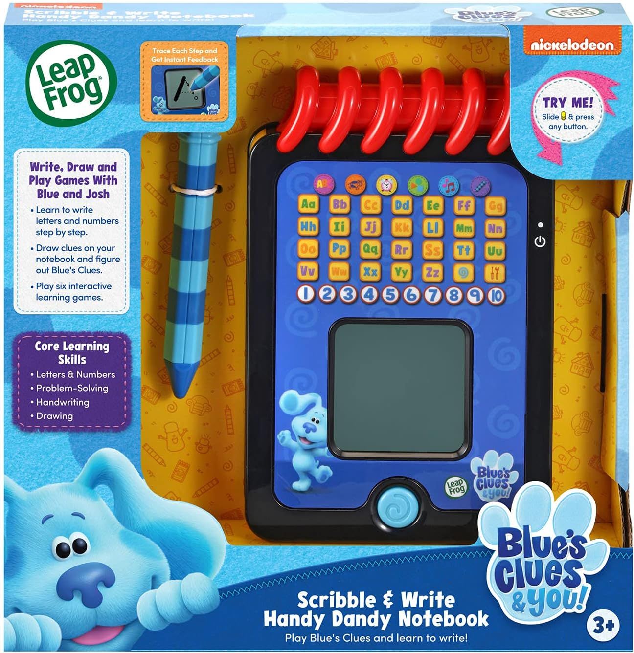 LeapFrog Blue's Clues and You! Scribble and Write Handy Dandy Notebook ...