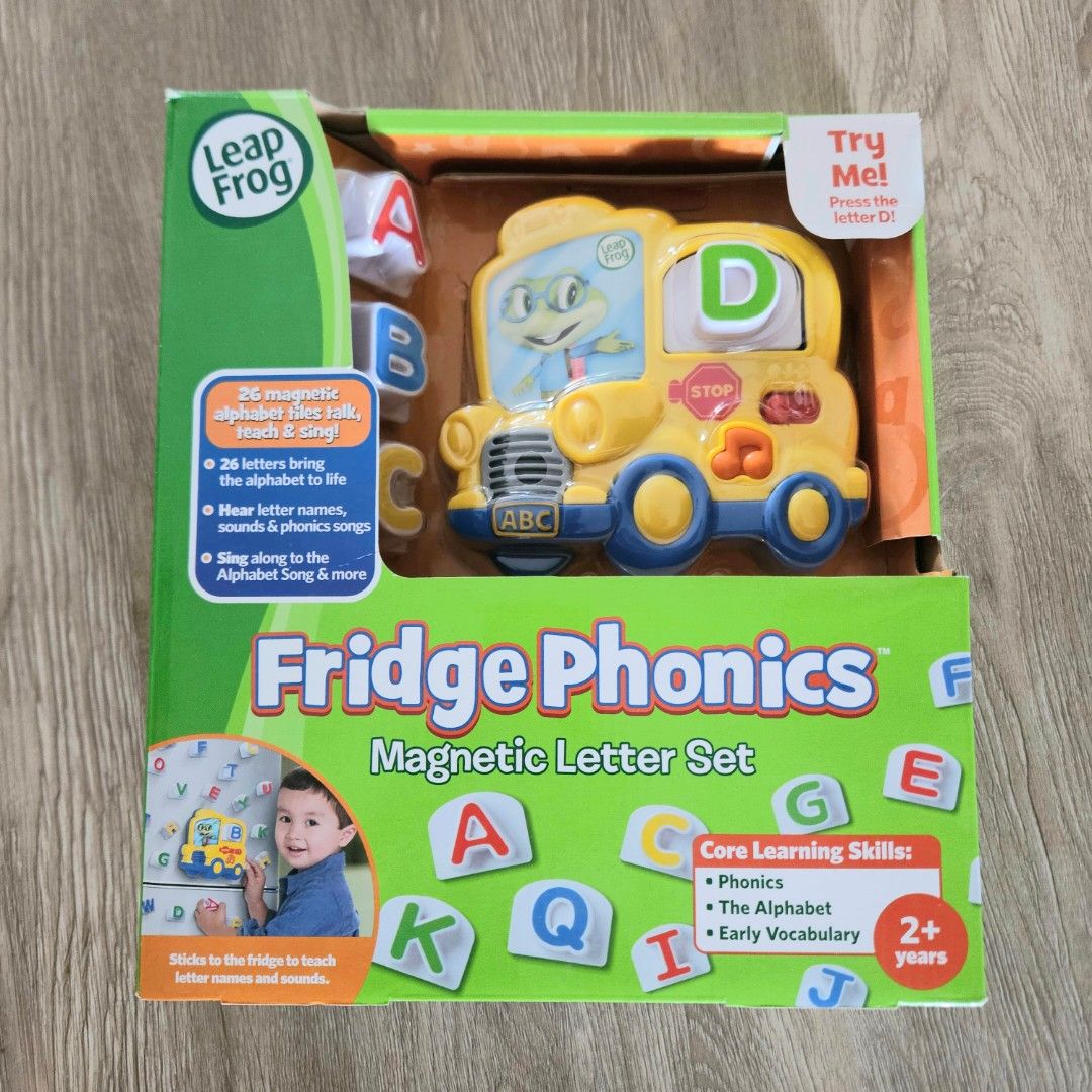 Leapfrog Fridge Phonics Magnetic Letter Set, Hobbies & Toys, Toys ...