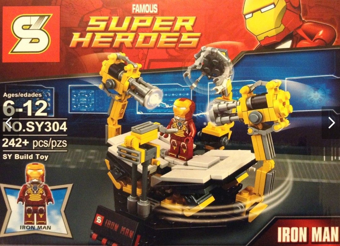 Lego iron man suit up (compatible), Hobbies & Toys, Toys & Games on ...