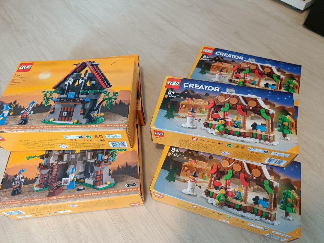 LEGO Exclusive GWP Majisto's Magical Workshop, Winter Market Stall ...