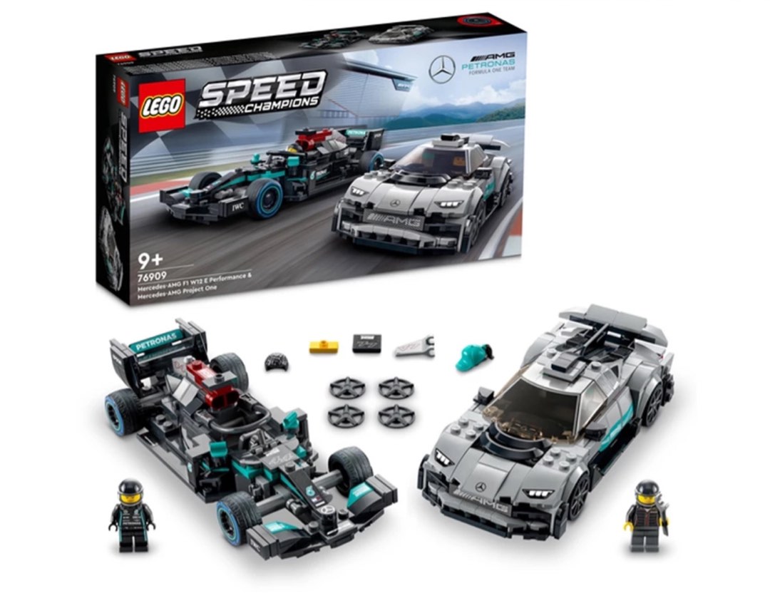 LEGO® Speed Champions 76909 Mercedes-AMG F1 W12 E Performance & Project ...