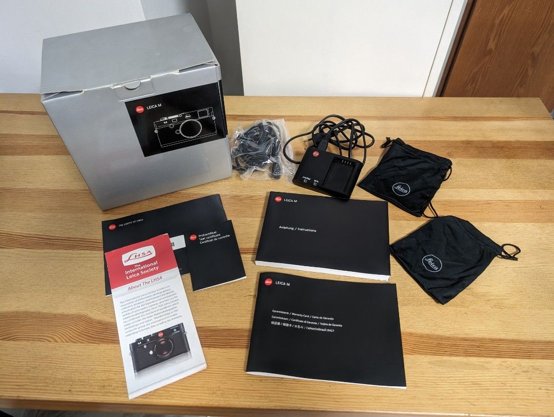 Leica M240 camera with original box, documents and accessories, Photography, Cameras on Carousell