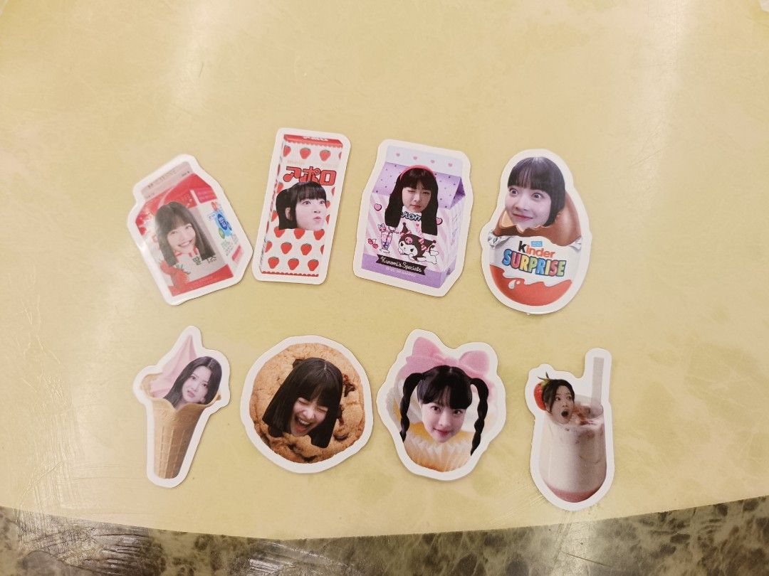 Lesserafim Food Meme Stickers, Hobbies & Toys, Memorabilia ...