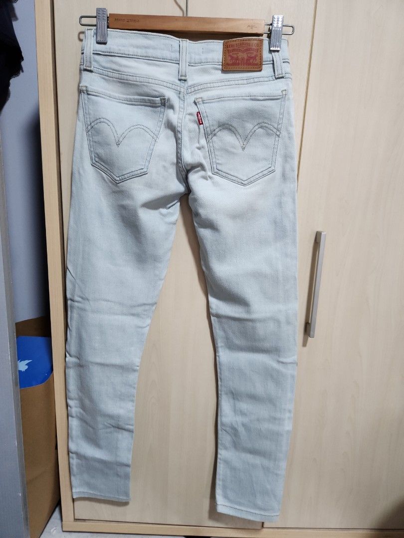 Levis 601 pin skinny denim jeans, Women's Fashion, Bottoms, Jeans ...