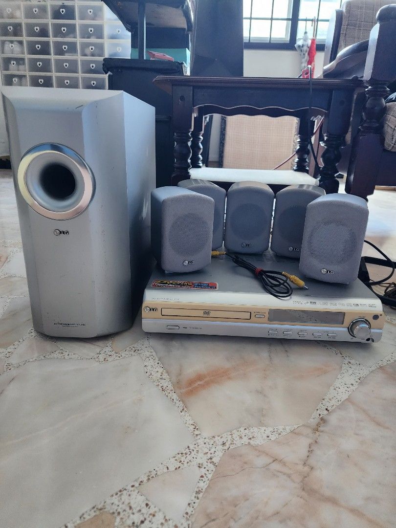 LG DVD Home Theatre Sound System, TV & Home Appliances, TV ...