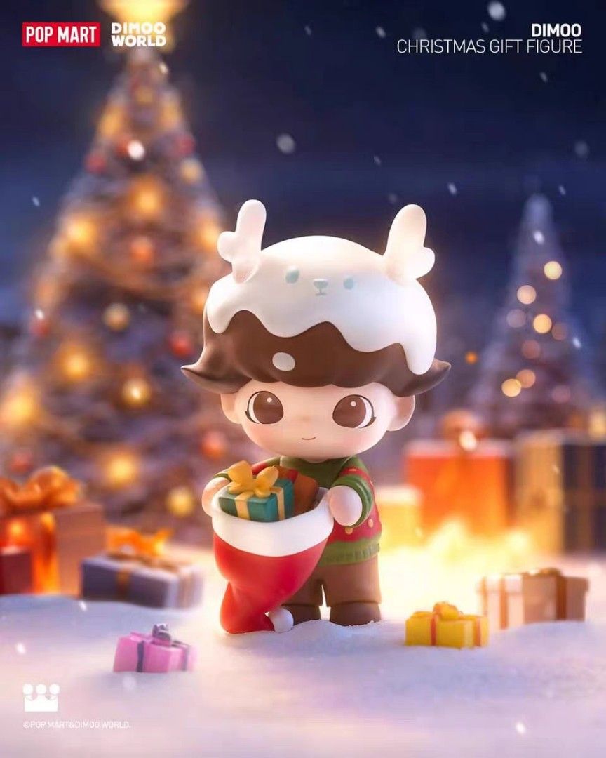 [LIMITED EDITION! POPMART] POPMART DIMOO'S WORLD CHRISTMAS GIFT ...