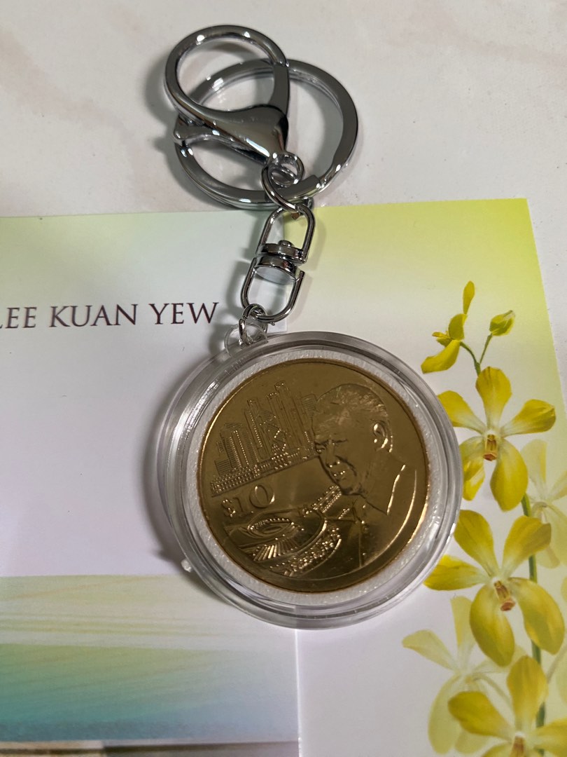 LKY 100th Anniversary coin set with keychain, Hobbies & Toys ...