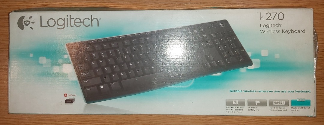 Logitech K270 Wireless Usb Keyboard Computers And Tech Parts And Accessories Computer Keyboard On