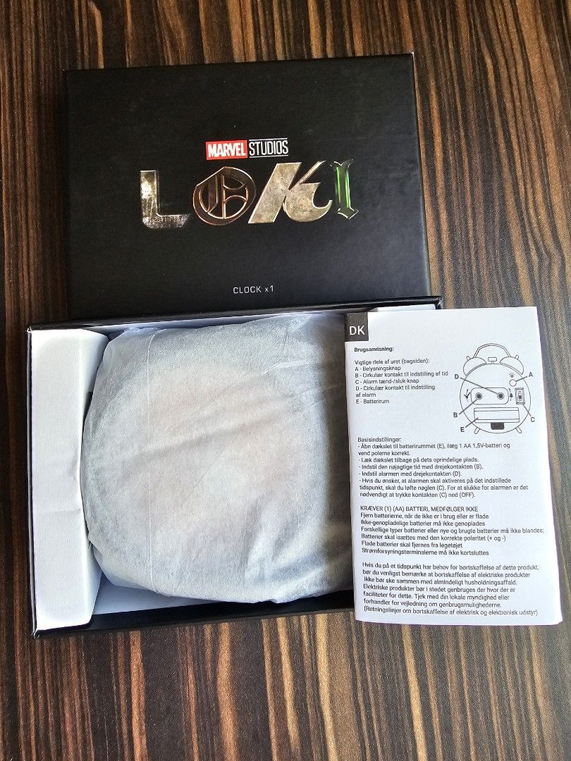 Loki Merchanise Clock, Hobbies & Toys, Toys & Games on Carousell