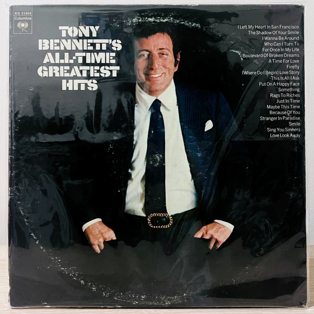[LP, USED] Tony Bennett - All-Time Greatest Hits, Hobbies & Toys, Music ...