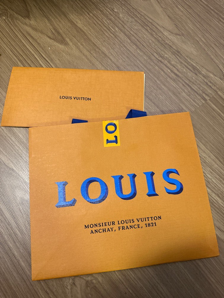 LV Paper Bag, Luxury, Accessories on Carousell