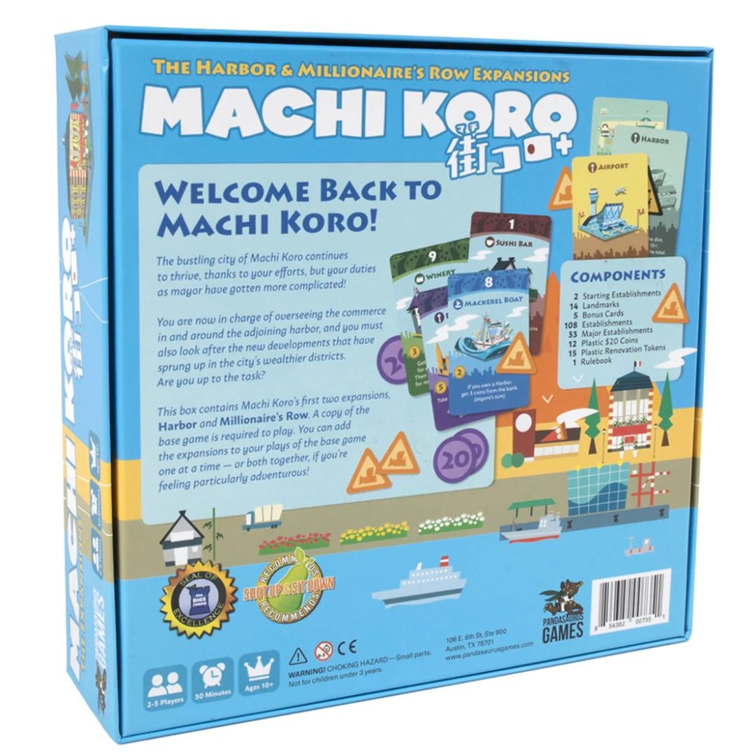 Machi Koro 5th Anniversary Expansions (original) Dice Rolling board ...