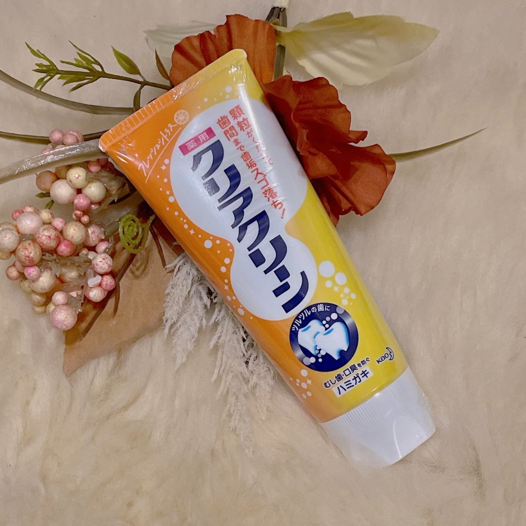 Made in Japan KAO CLEAR CLEAN Fresh Citrus Toothpaste Standing Tube ...