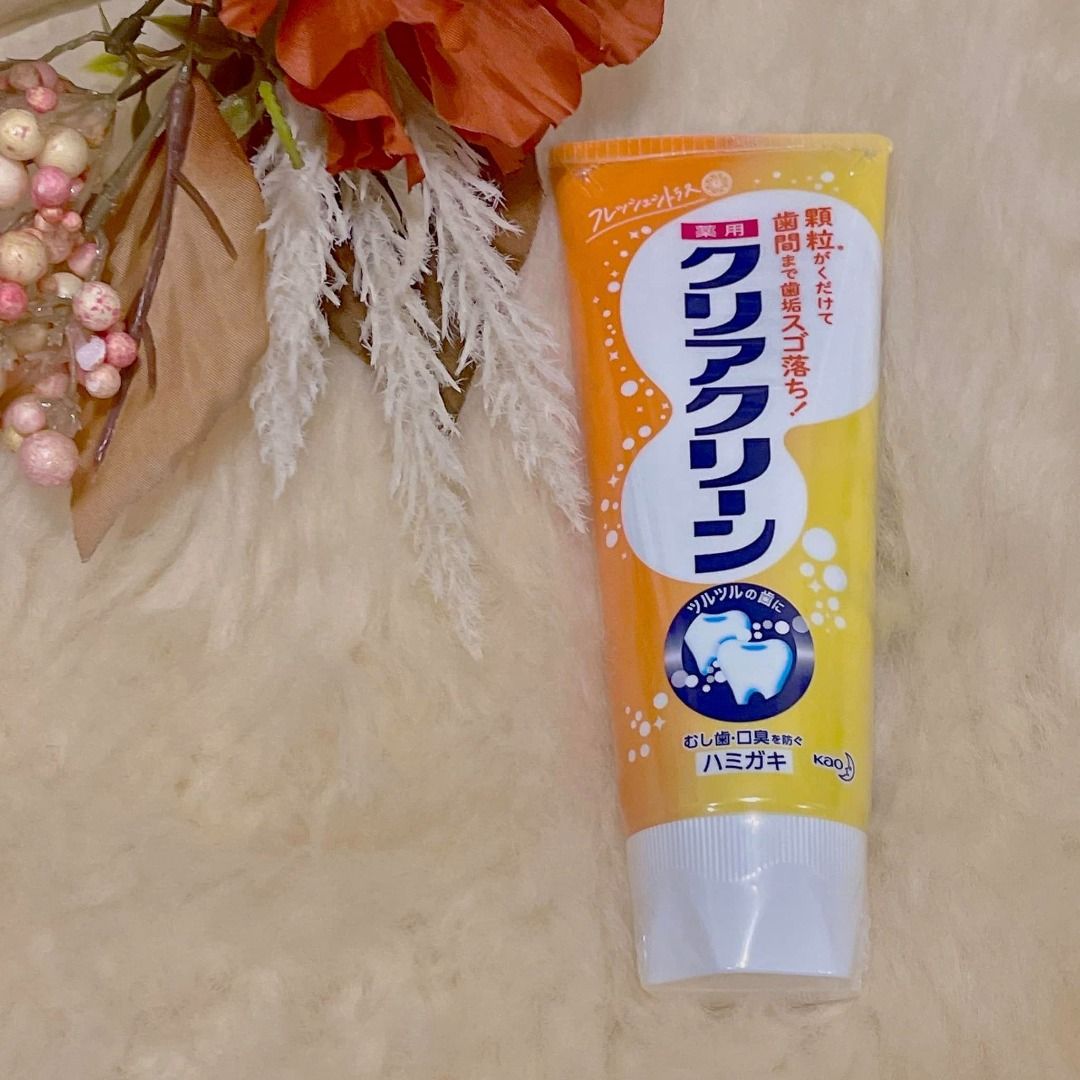 Made in Japan KAO CLEAR CLEAN Fresh Citrus Toothpaste Standing Tube ...