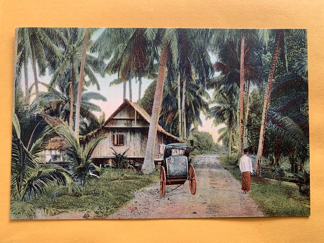 Malaya NATIVE VILLAGE 1900 Postcard, Hobbies & Toys, Collectibles ...
