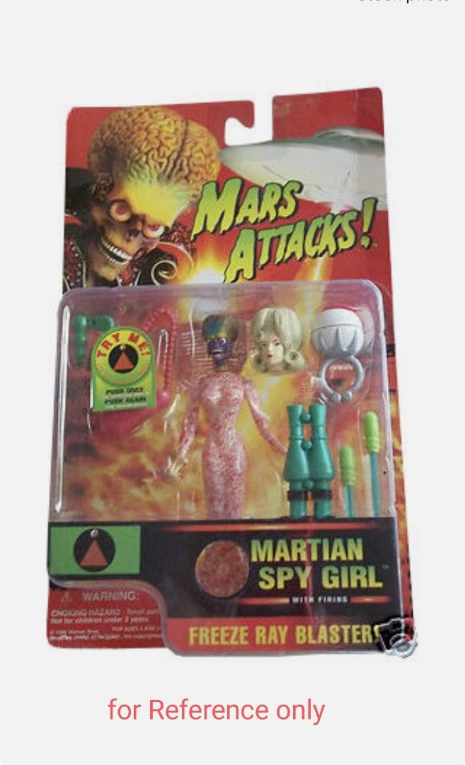 MARS ATTACKS MARTIAN SPY GIRL FIGURE, Hobbies & Toys, Toys & Games on ...