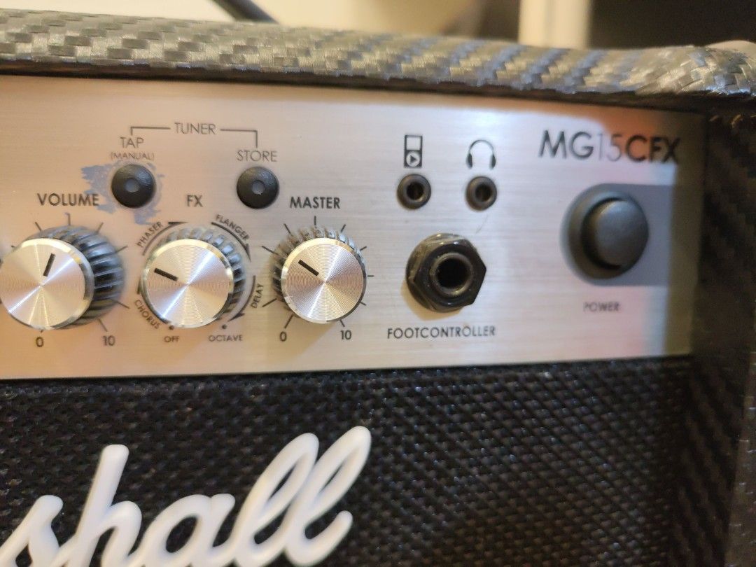 Marshall MG15CFX Guitar Amp (Carbon Fiber)40W, Hobbies & Toys, Music ...