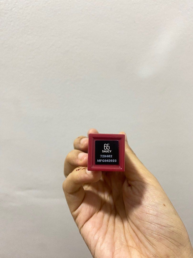 Maybelline vinyl lip ink saucy, Beauty & Personal Care, Face, Makeup on ...