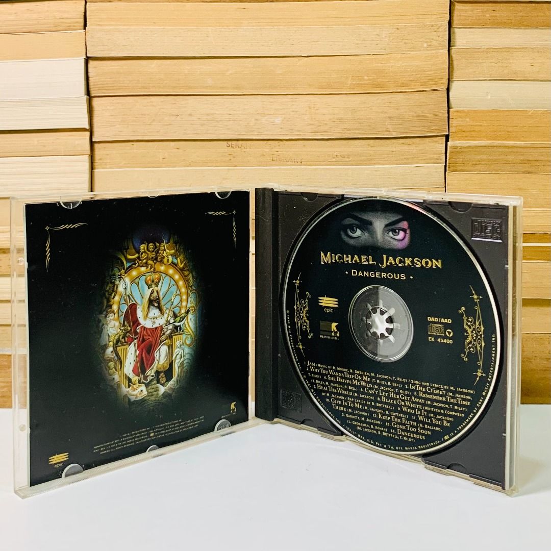 Michael Jackson's Dangerous CD album (1991), Hobbies & Toys, Music ...