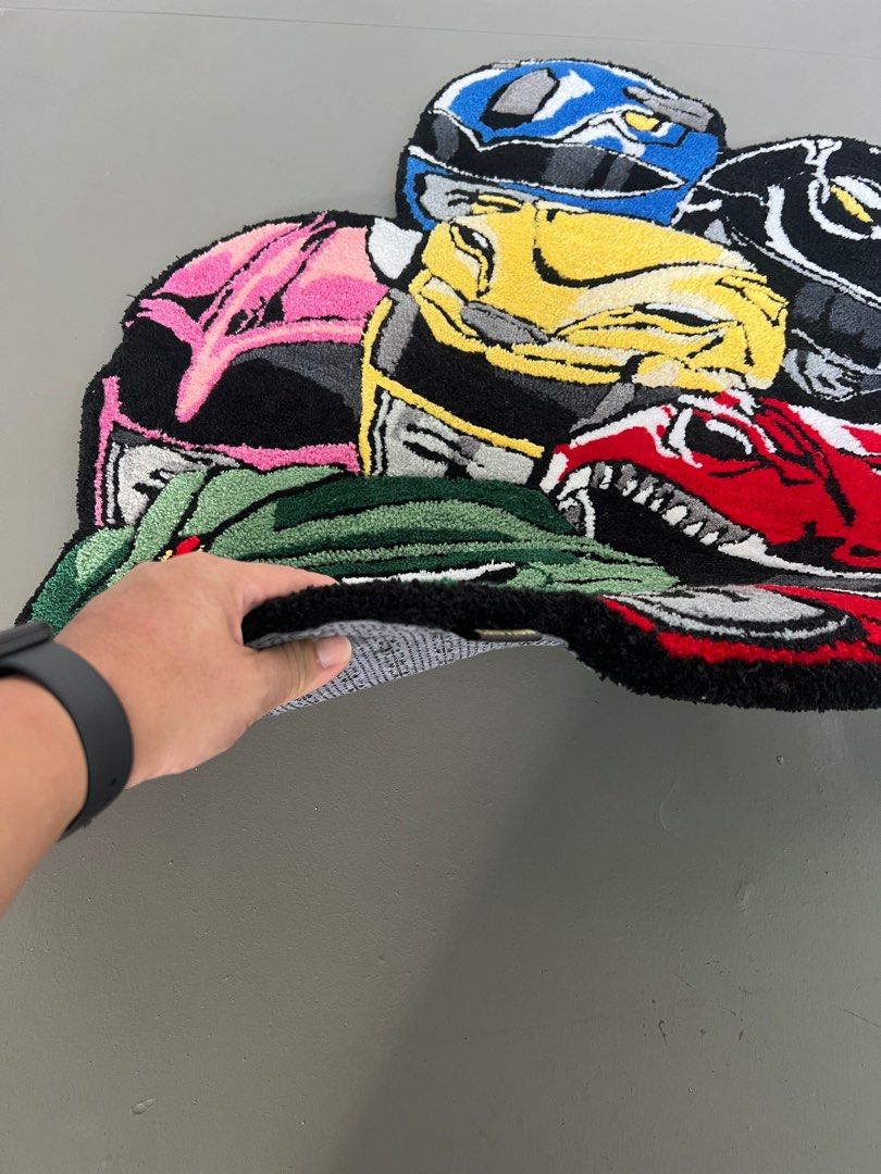 Mighty mophin Power ranger Rug, Hobbies & Toys, Stationery & Craft ...