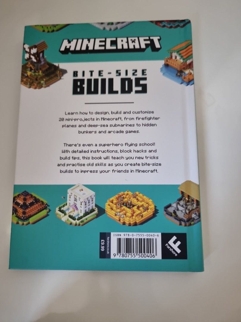 Minecraft bite-size builds, Hobbies & Toys, Books & Magazines, Children ...
