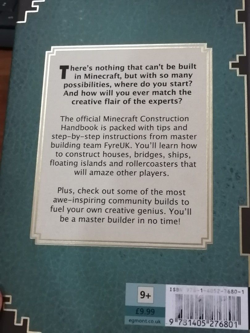 Minecraft construction handbook, Hobbies & Toys, Books & Magazines ...