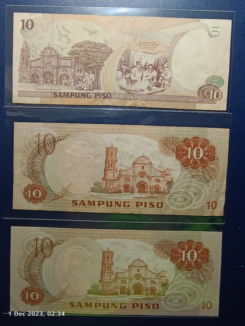 Mixture of Philippines Banknotes from various years (6 notes), Hobbies ...
