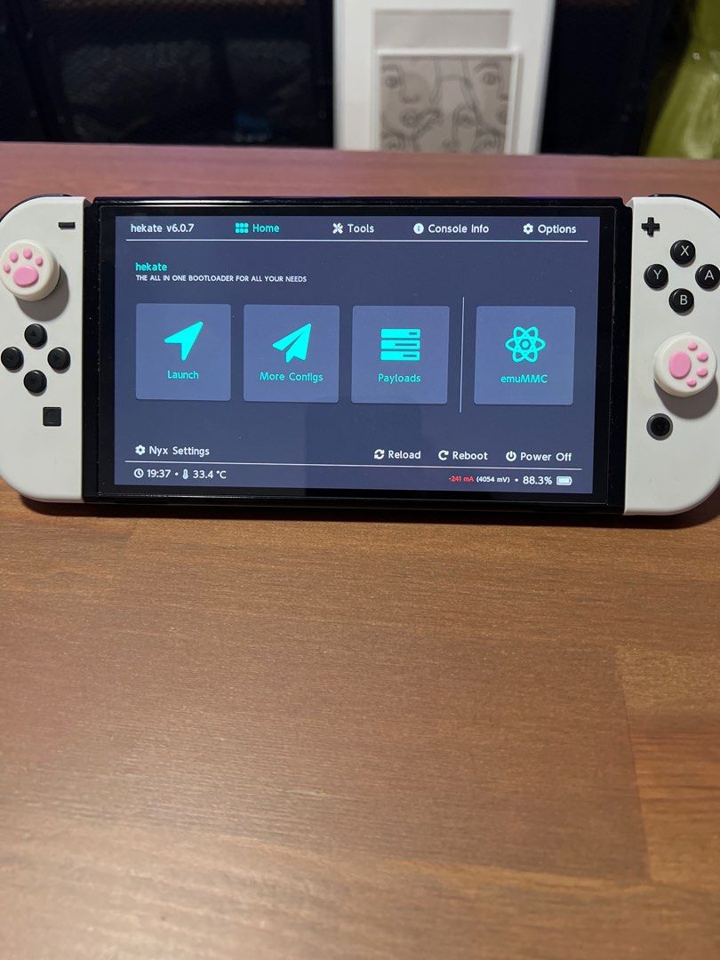 Hard Modded/Jailbroken Nintendo Switch OLED console 256gb, Video Gaming ...