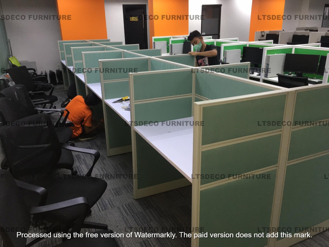 MODULAR CALL CENTER TABLE OFFICE PARTITION --- OFFICE FURNITURES ...