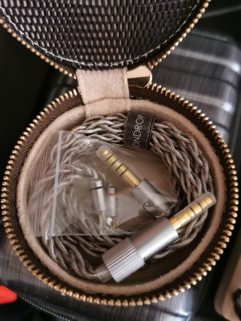 Moondrop Aria 2's cable + case, Audio, Portable Audio Accessories on ...