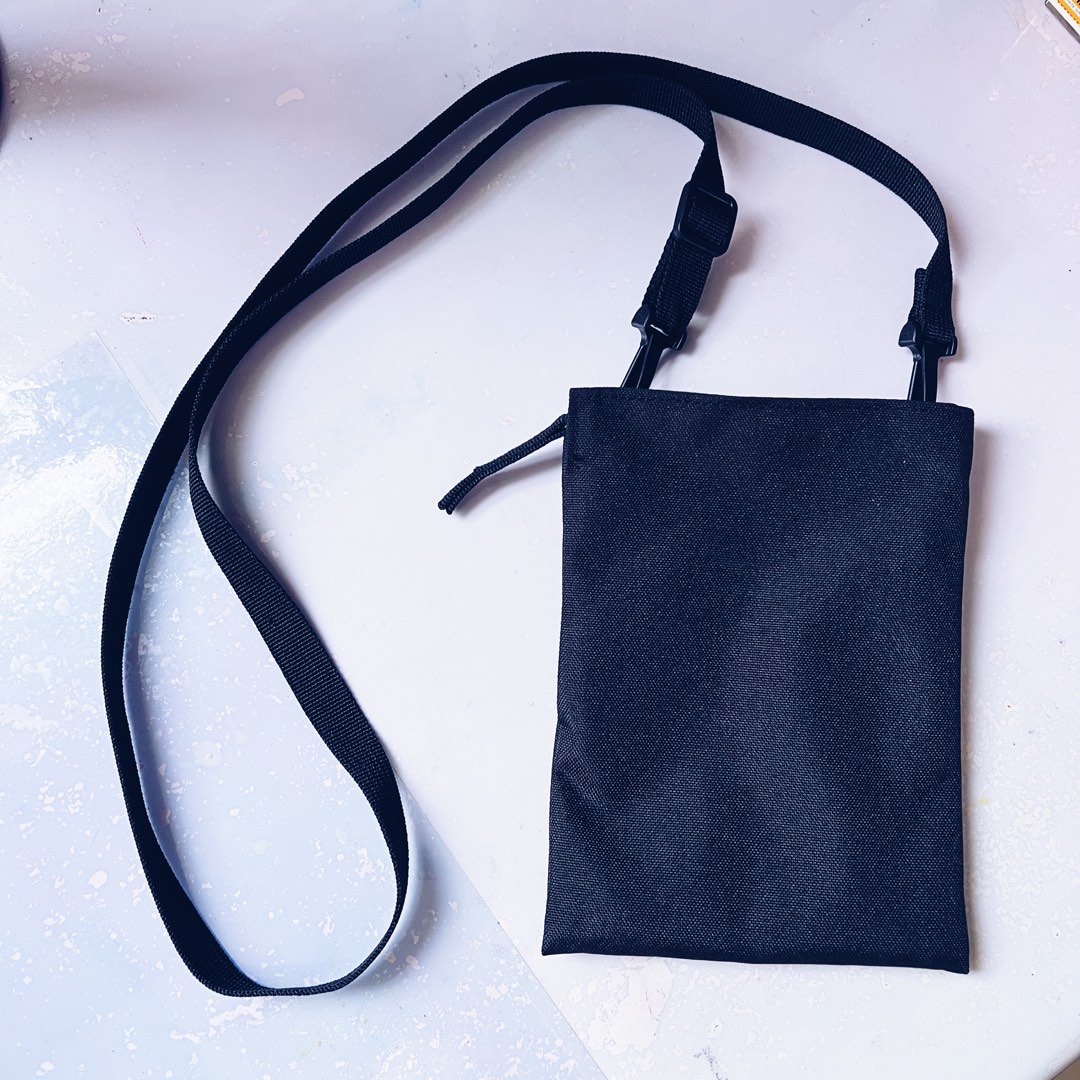 MUJI 2-Way Mini Sacoche Bag - Black, Women's Fashion, Bags & Wallets ...