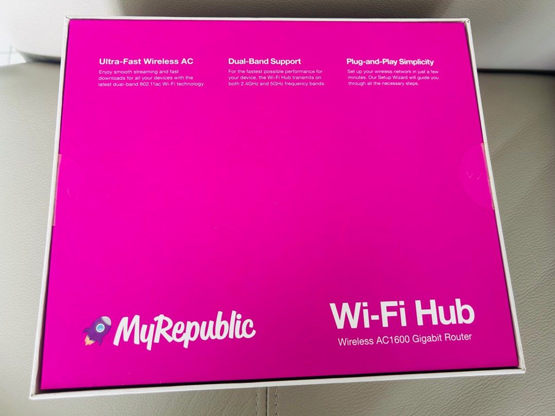 My Republic Wi-Fi Hub Wireless AC1600 Gigabit Router, Computers & Tech ...
