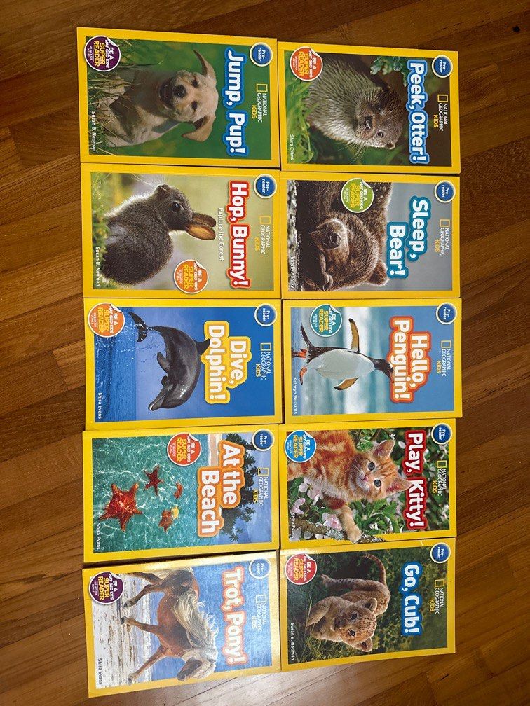 National Geographic Pre reader (20 books), Hobbies & Toys, Books ...
