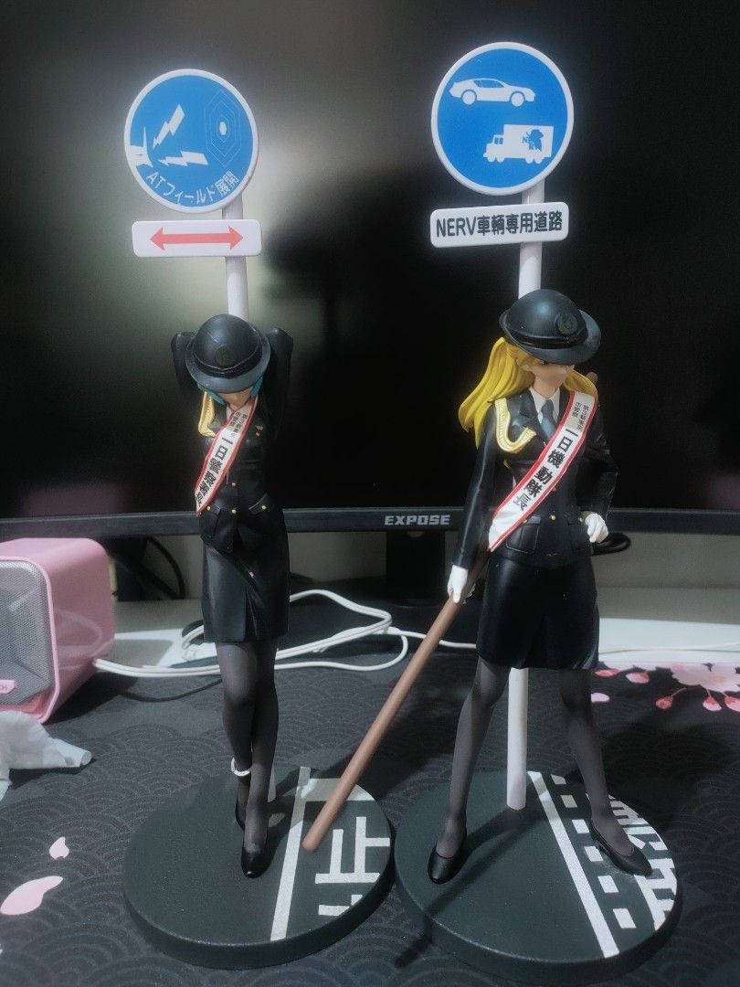Neon Genesis Evangelion Rei and Asuka Police Uniform, Hobbies & Toys ...