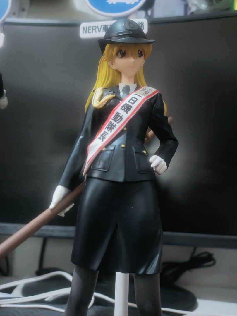 Neon Genesis Evangelion Rei and Asuka Police Uniform, Hobbies & Toys, Toys & Games on Carousell