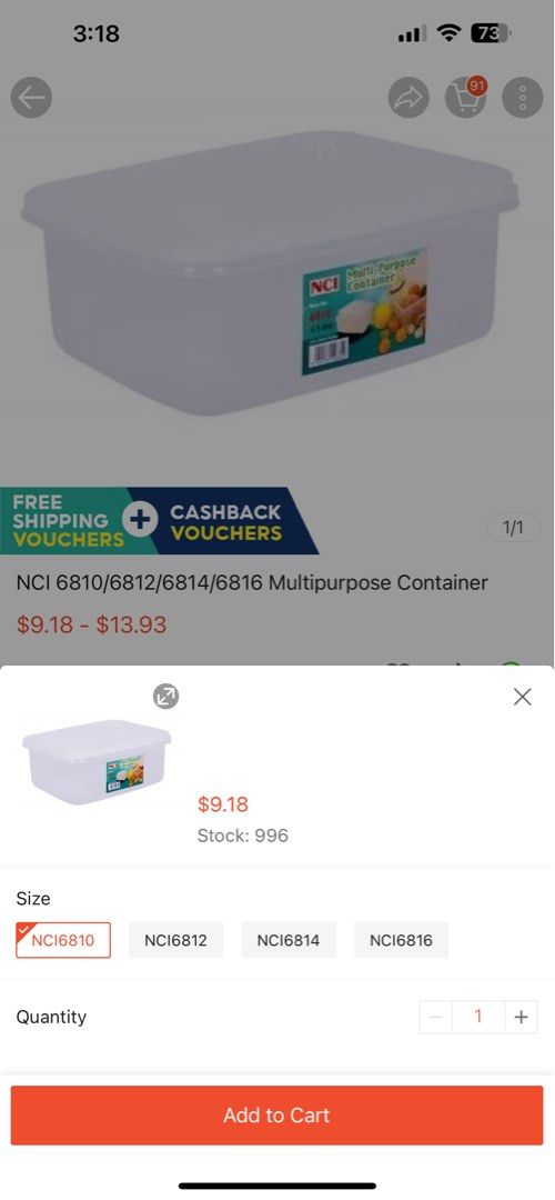 NEW NCI Multi Purpose Container 4.5L, Furniture & Home Living ...
