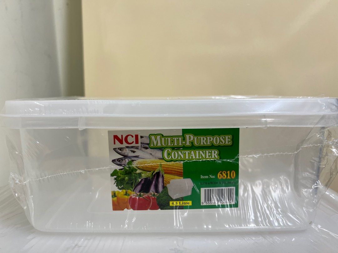 NEW NCI Multi Purpose Container 4.5L, Furniture & Home Living ...
