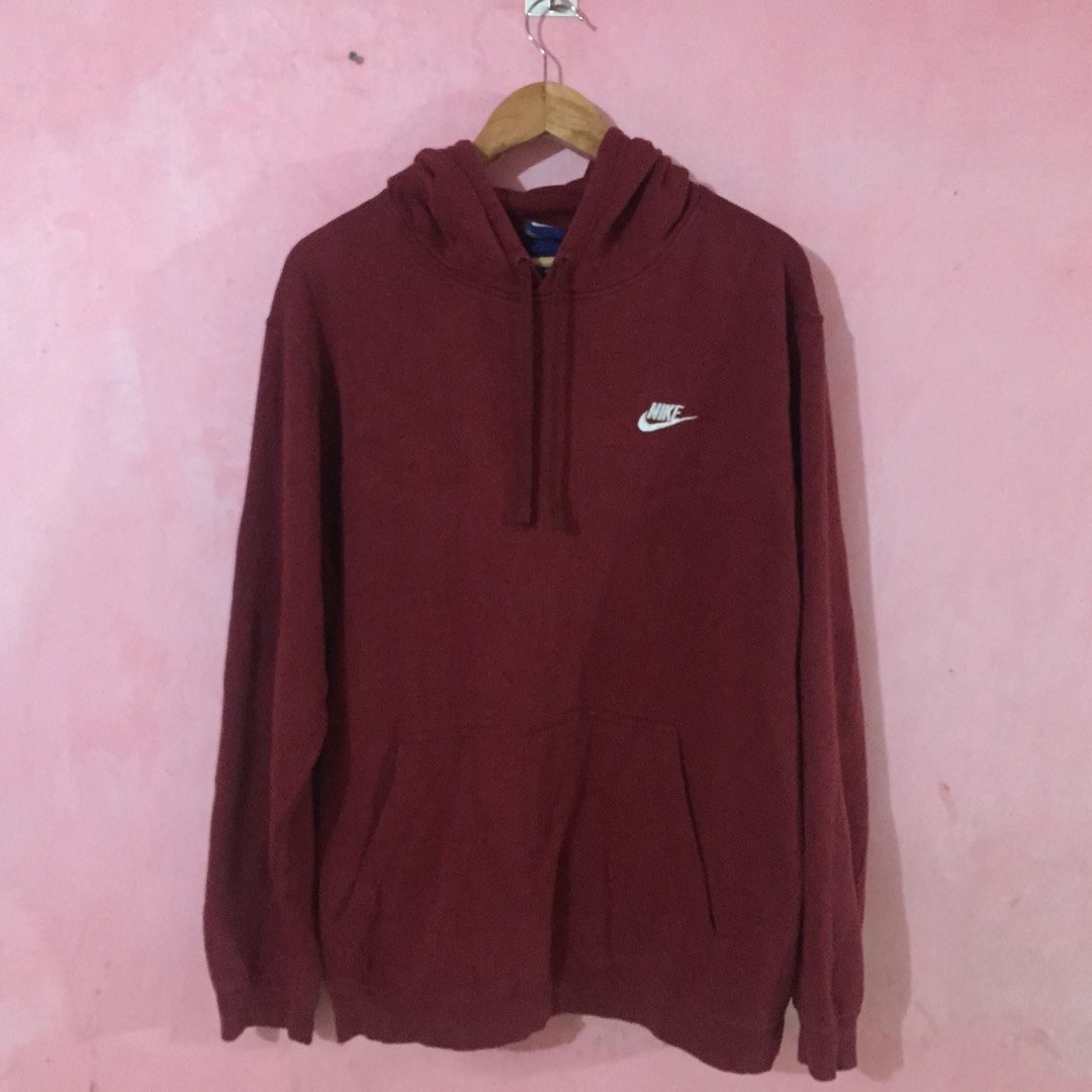 Nike Club Fleece Maroon (Rare Colorway!), Men's Fashion, Coats, Jackets ...