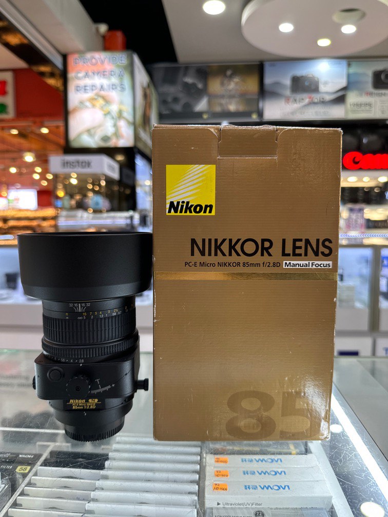 Nikon 85mm F2.8 D PCE Micro Lens, Photography, Lens & Kits on Carousell