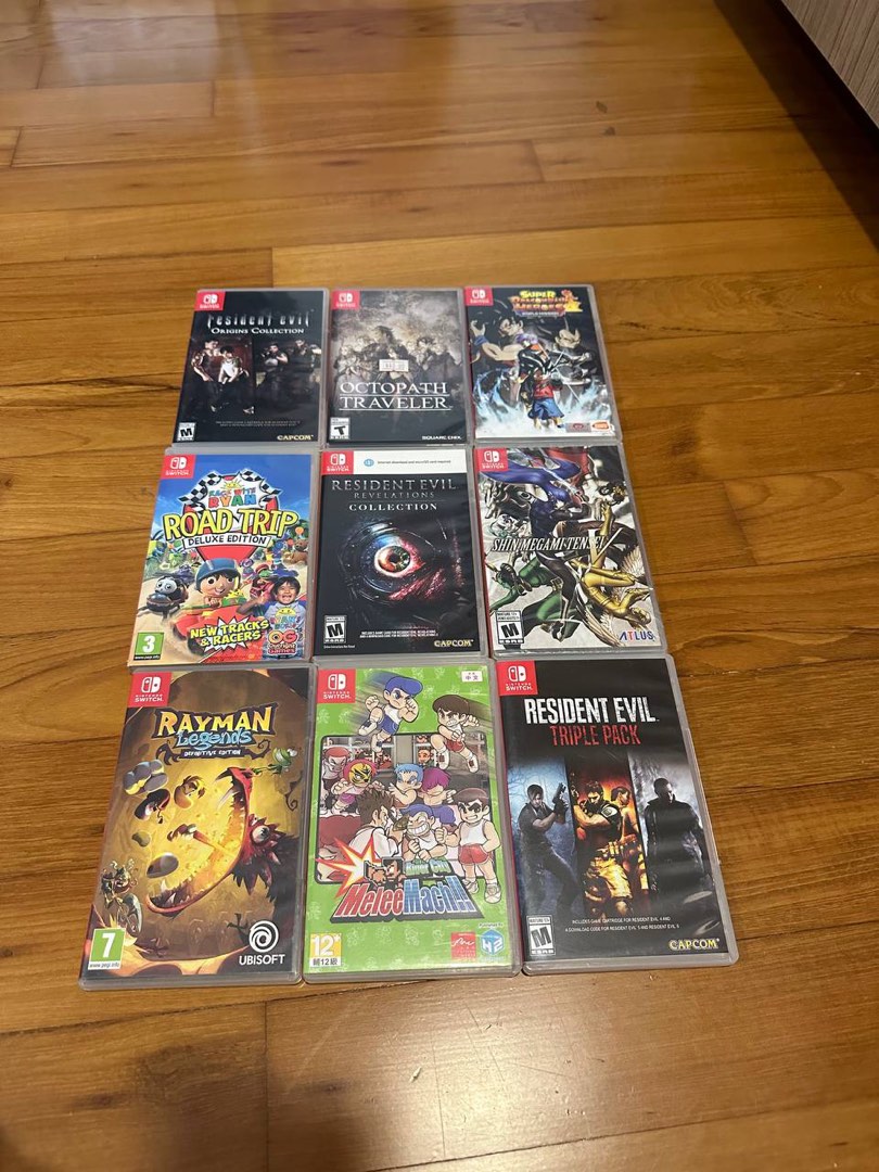 Nintendo Switch game Resident Evil / Octopath Traveler / Super ...