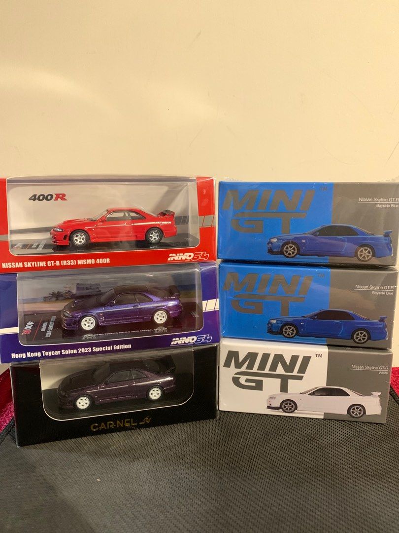 Nissan Skyline GTR R33 Nismo 400R R34 Paul Walker Fast and Furious 1/64 ...